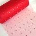 Red Tulle Ribbon,polka Dots Tulle,craft Ribbon,ribbon for Bows,wedding ...