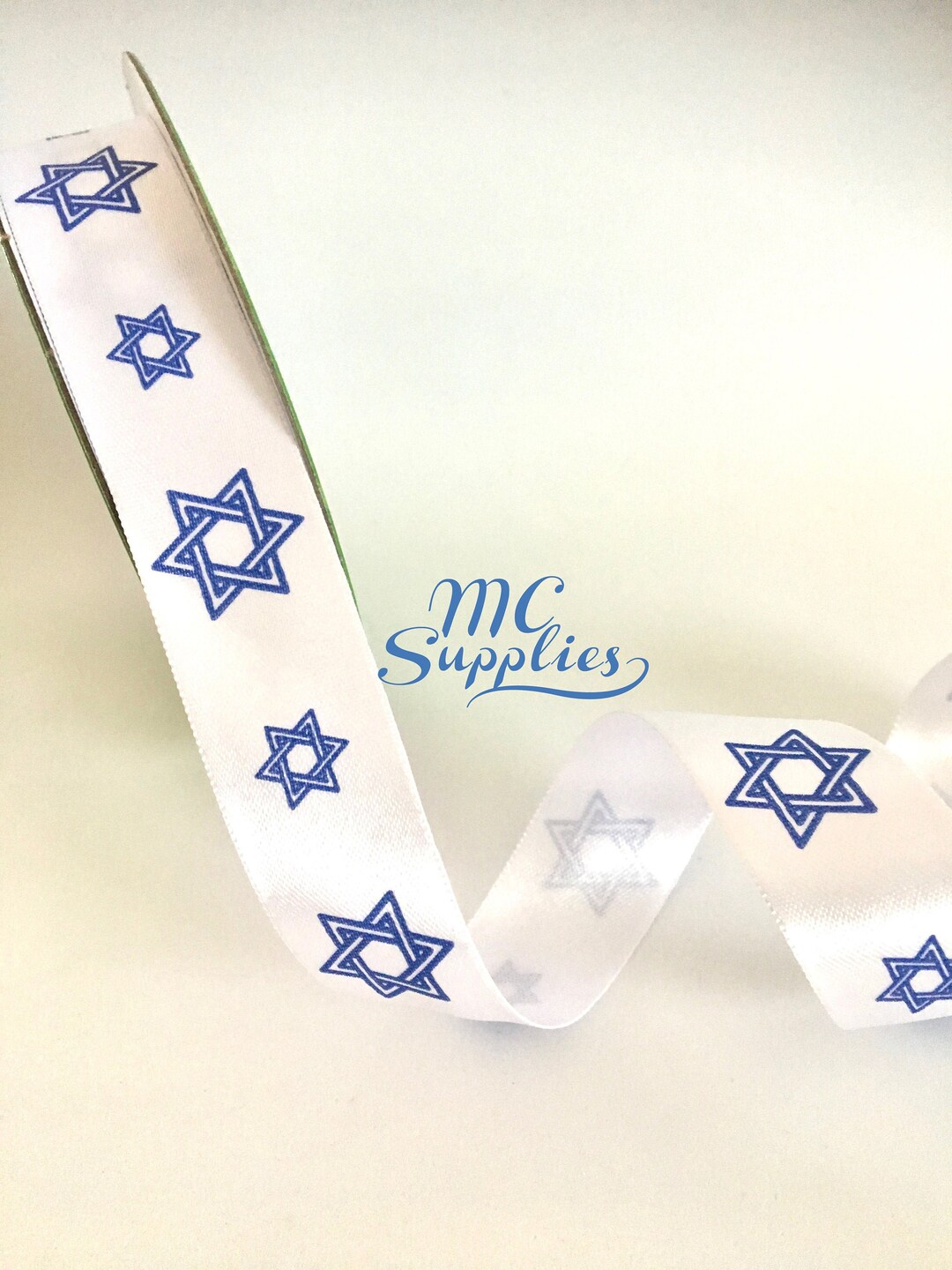 3 Yds,star of David Ribbon,satin Ribbon,printed Ribbon,jewish Ribbon ...