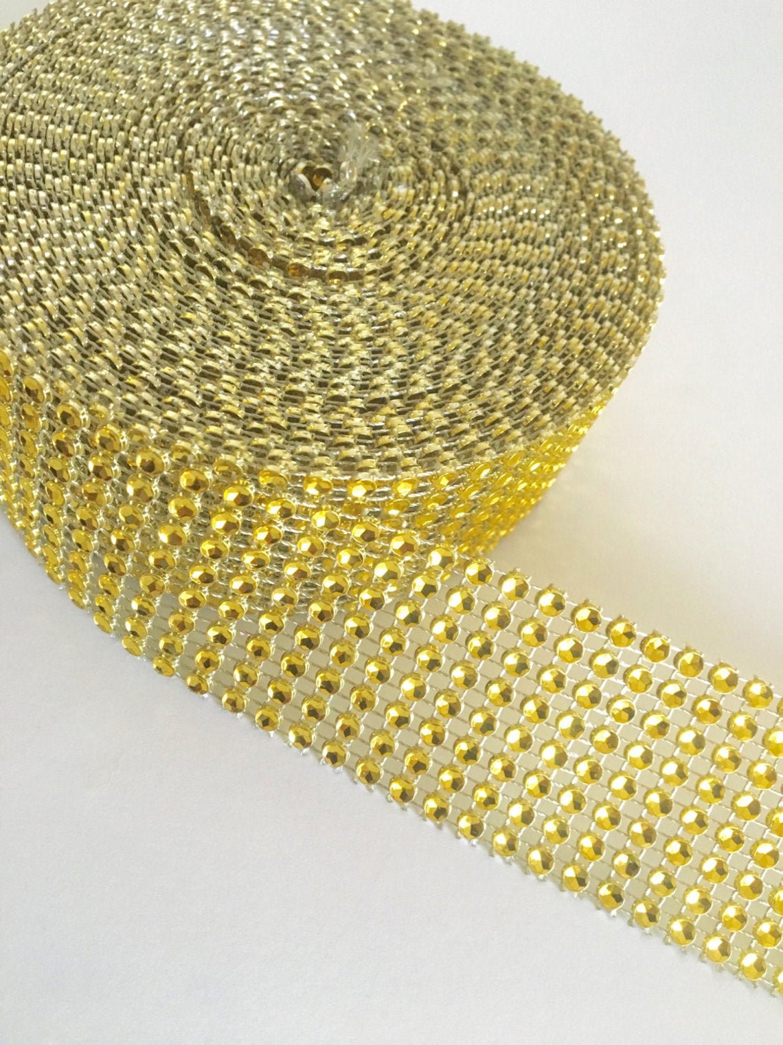 Rhinestone Ribbondiamond Mesh Ribbonjewel Ribbonmesh by - Etsy