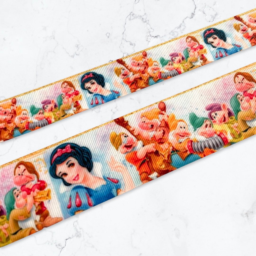2 Yds,snow White Ribbon,princess Ribbon,cartoon Ribbon,ribbon by the ...
