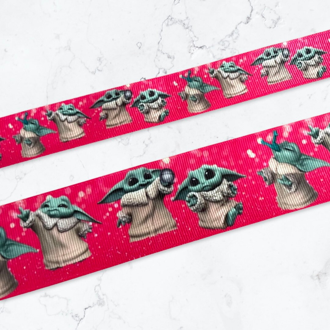 2-50 Yd,yoda Ribbon,star-wars Ribbon,cartoon Ribbon,grosgrain Ribbon ...
