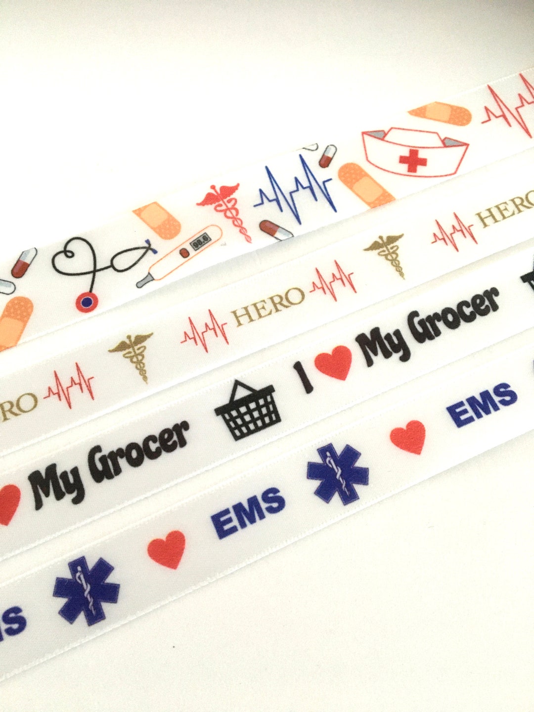 1-10 Yds,nurse Ribbon,thank You Ribbon,,paramedic Ribbon,gratitude ...