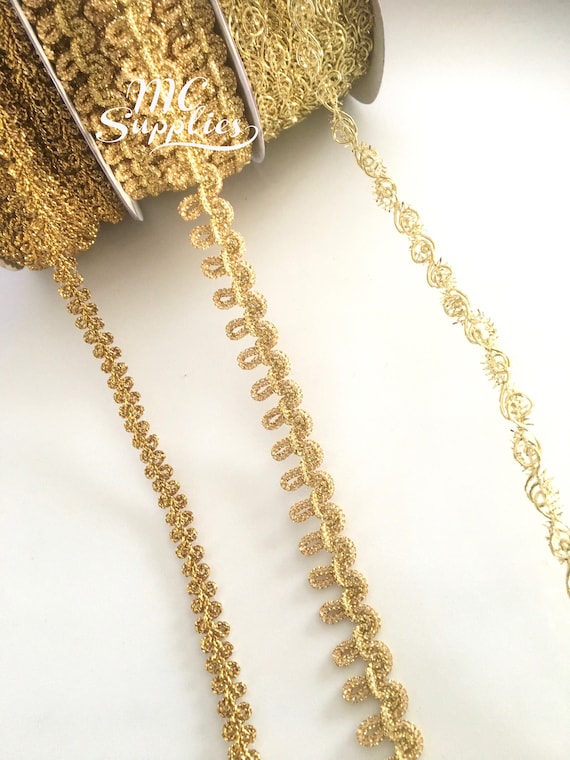 Decorative Gold Cording Trim