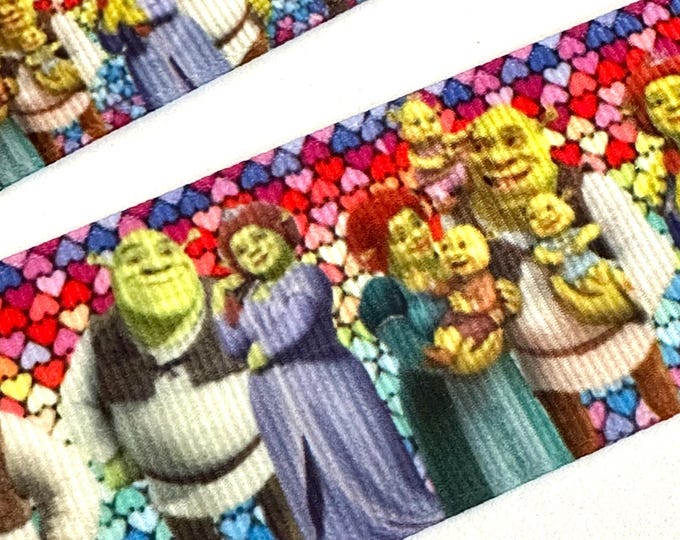 2-50 Yds,shrek Ribbon,ogre Ribbon,fiona Ribbon,grosgrain Ribbon,ribbon ...