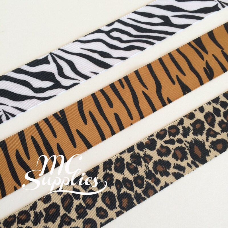 Leopard Ribbon - Etsy