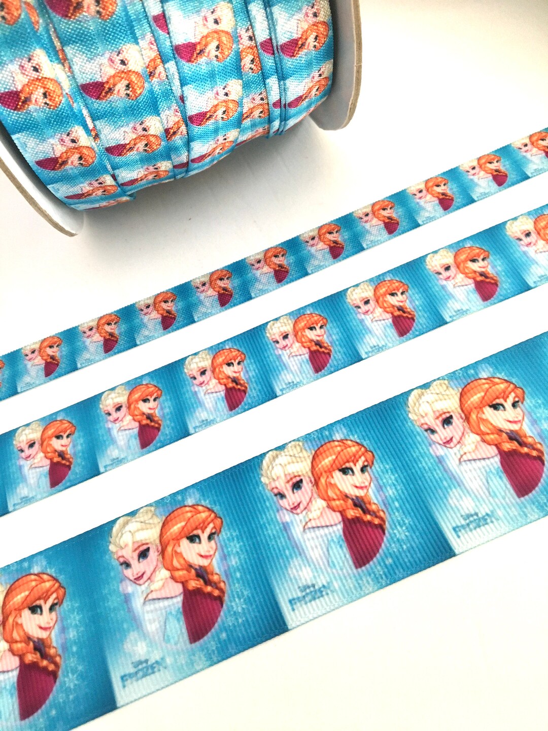 2 Yds,frozen Ribbon,elsa Ribbon,princess Ribbon,anna Ribbon,grosgrain ...