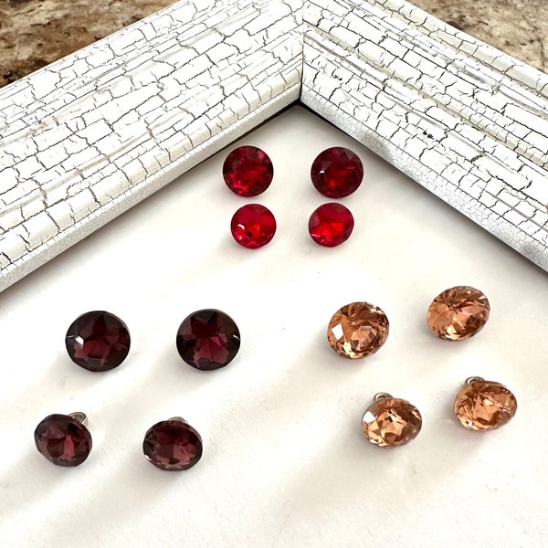 Rhinestone Buttons - Etsy