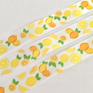 1-10 Yds,lemons Ribbon,oranges Ribbon,tropical Ribbon,fruit Ribbon ...