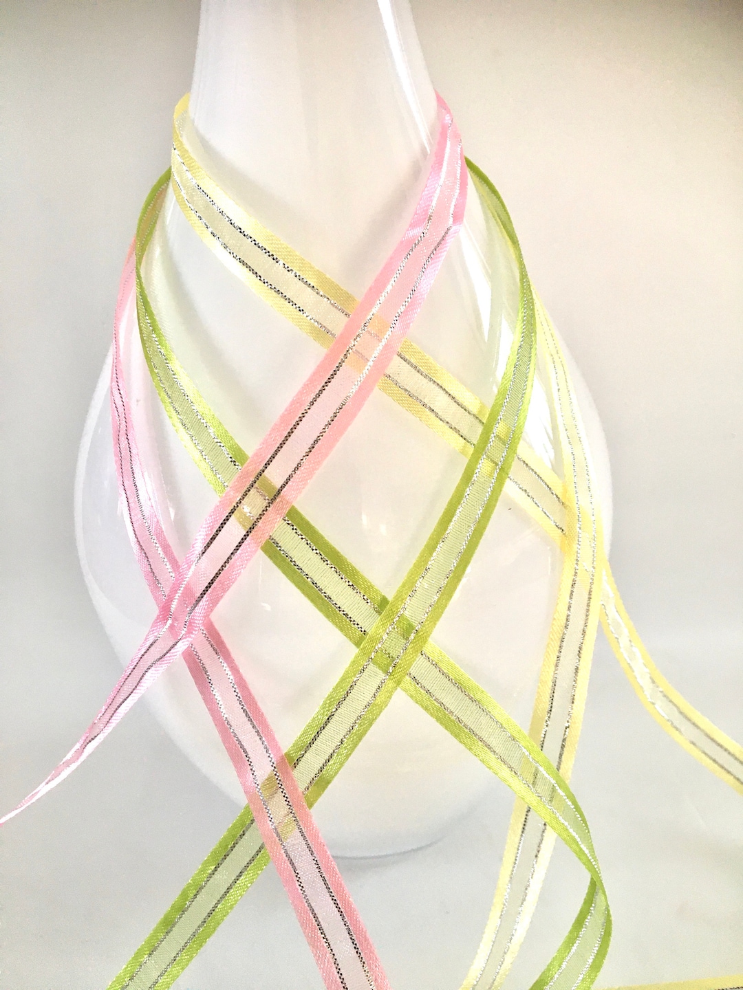 5 Yds,arabesque Ribbon,favor Ribbon,narrow Ribbon,pink Ribbon,satin ...