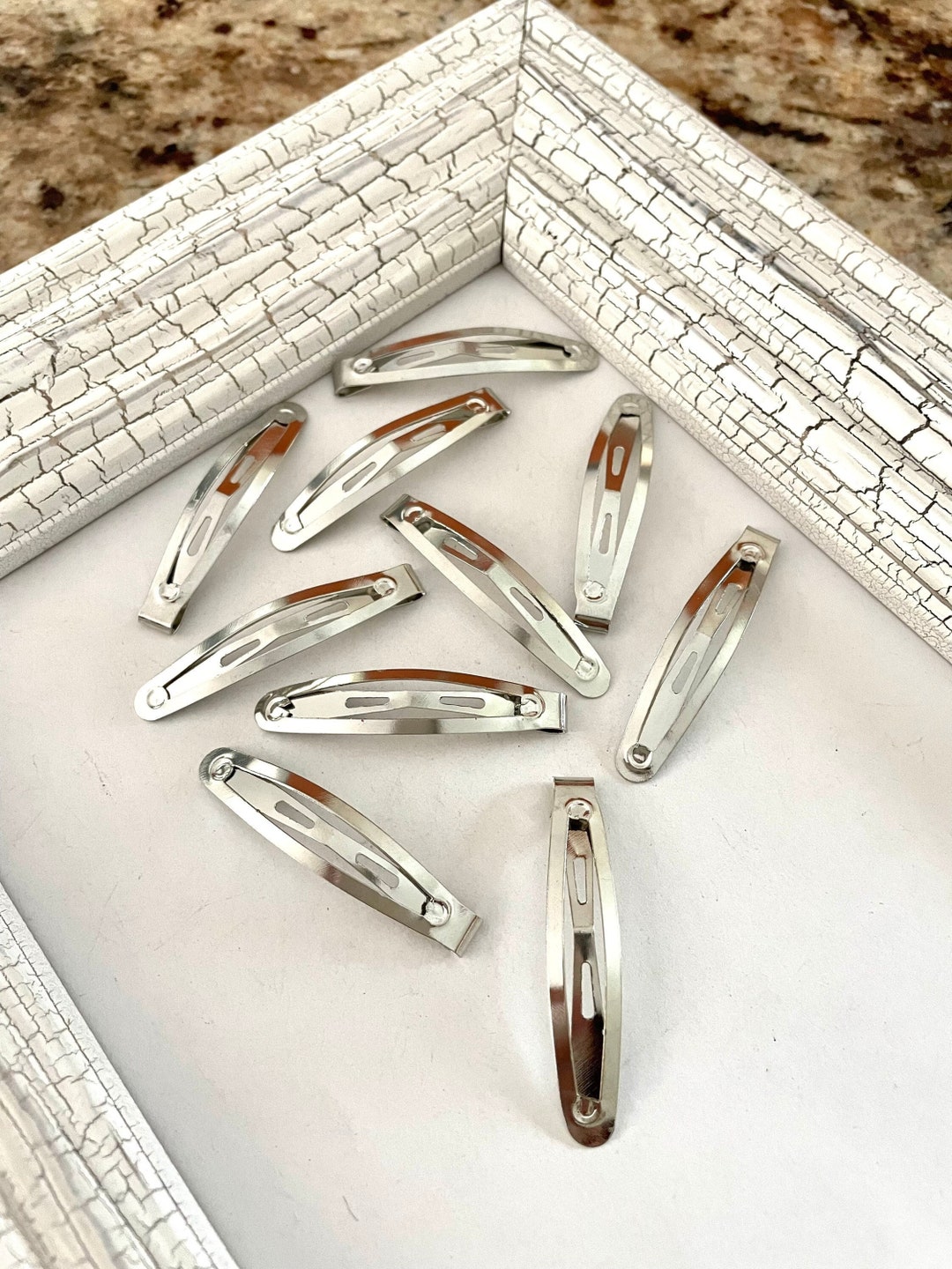 10 Pcs,pea Snap Clips,blank Snap Clips,pea Snap Clip,small Snap Clip ...