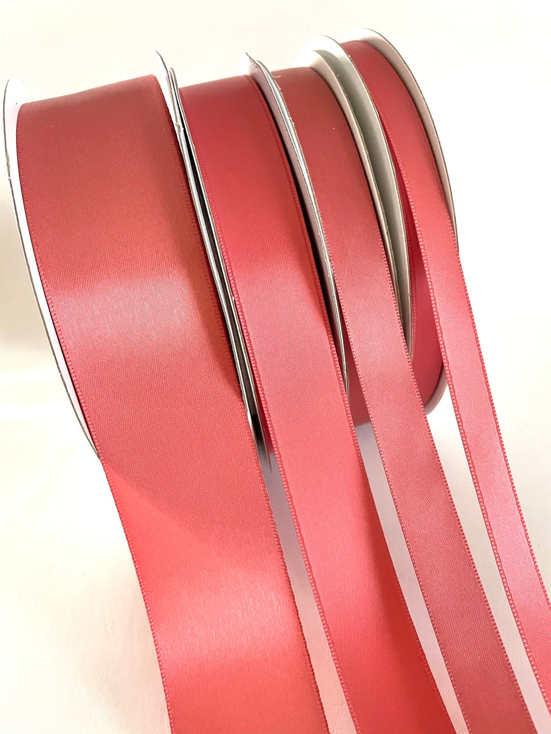 5-50 Yds,cinnabar Satin Ribbon,fabric Ribbon,satin Ribbon,ribbon for ...