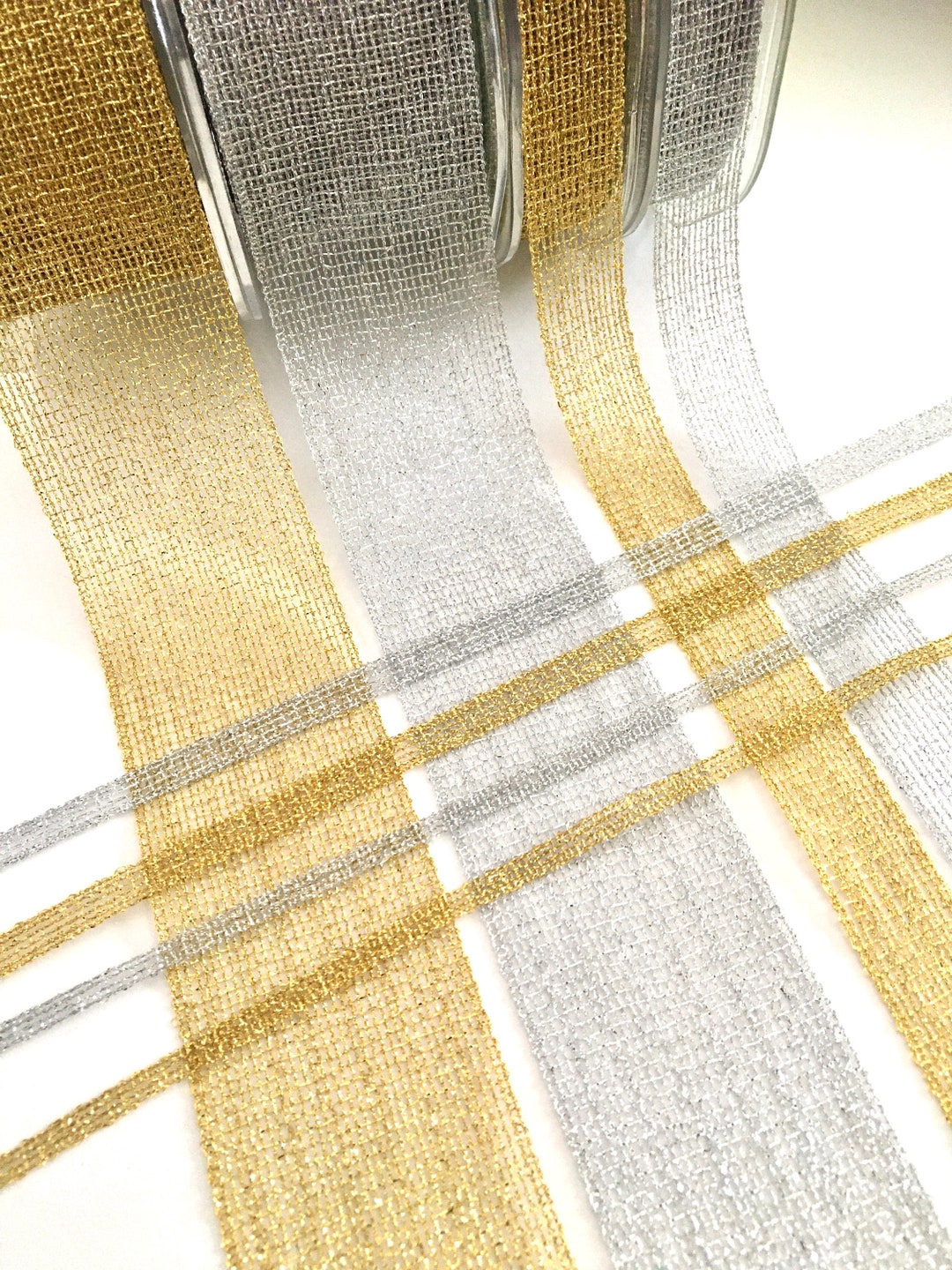 Metallic Ribbon,mesh Ribbon,gold Ribbon,craft Ribbon,ribbon for Crafts ...