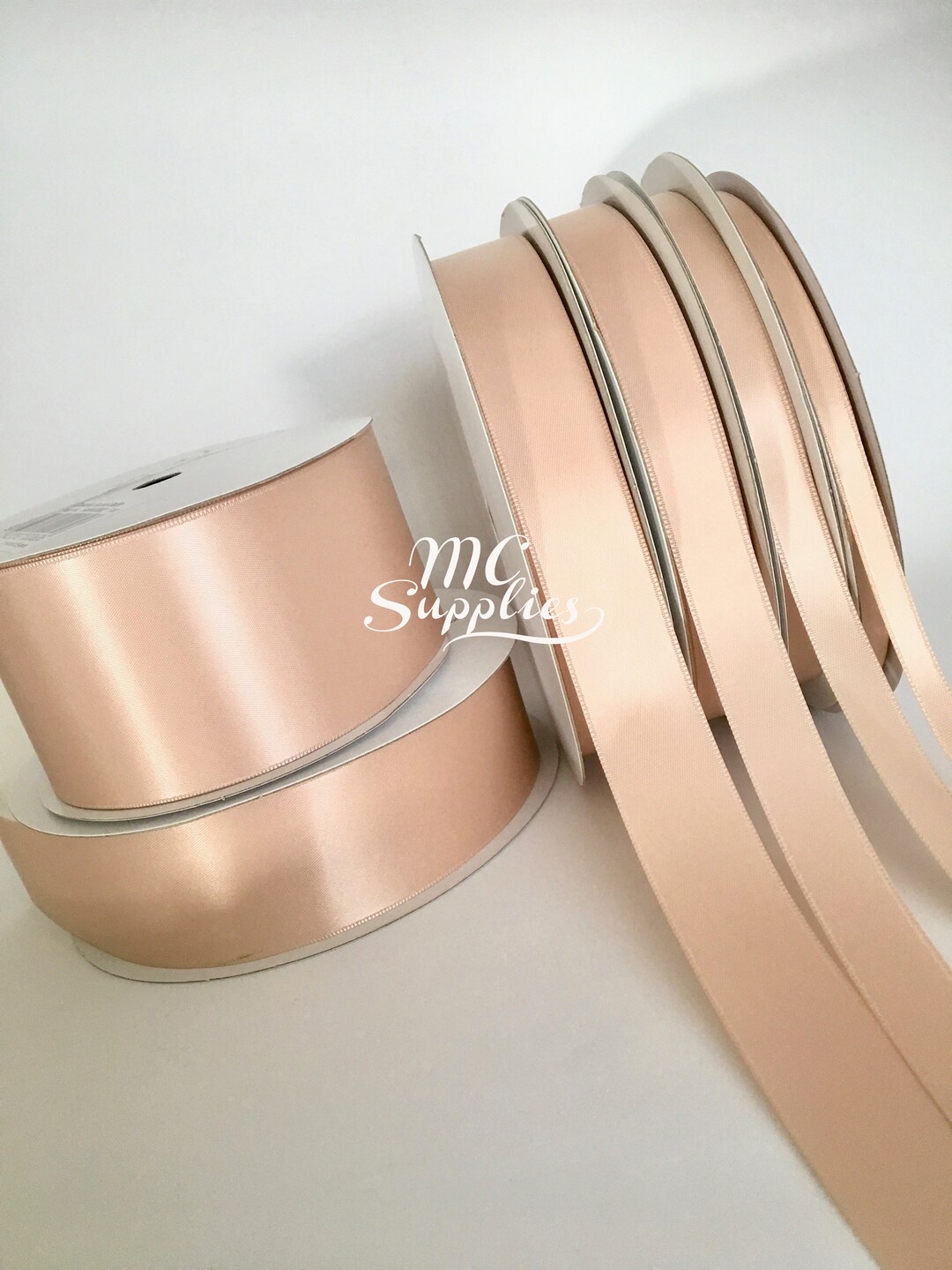 5 Yds,blush Ribbon,fabric Ribbon,satin Ribbon,ribbon for Bows,wedding ...