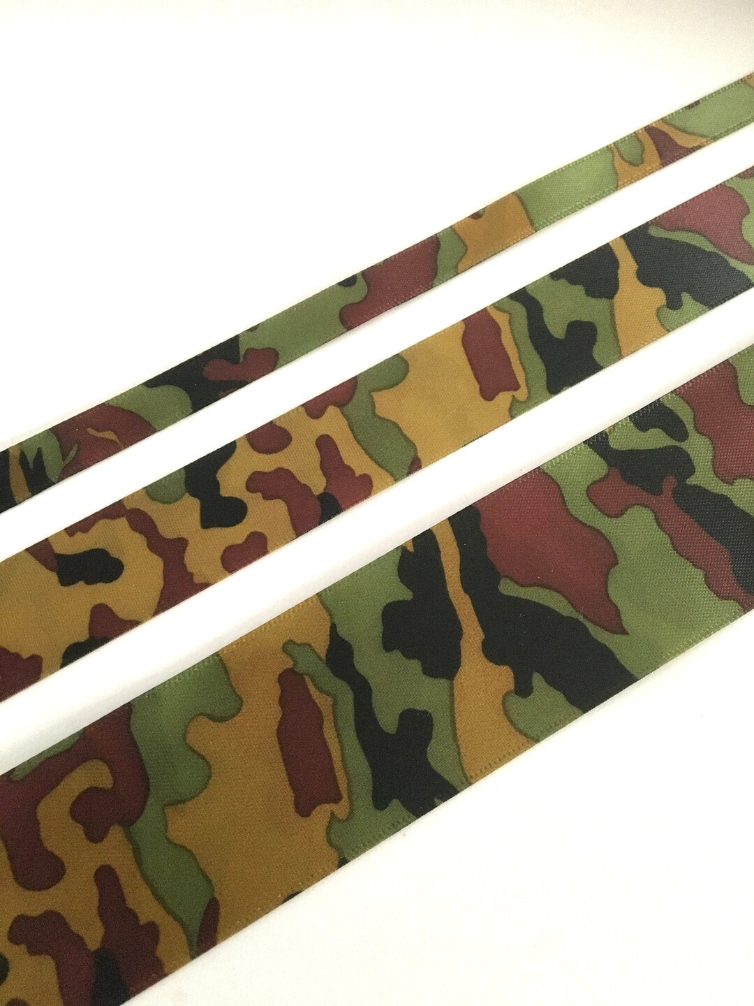 5-25 Yds,camouflage Ribbon,satin Ribbon,fabric Ribbon,embellish Ribbon ...