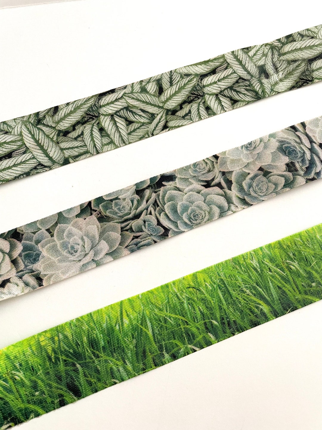 2 Yds,succulent Ribbon,grass Ribbon,leaves Ribbon,fabric Ribbon,ribbon ...