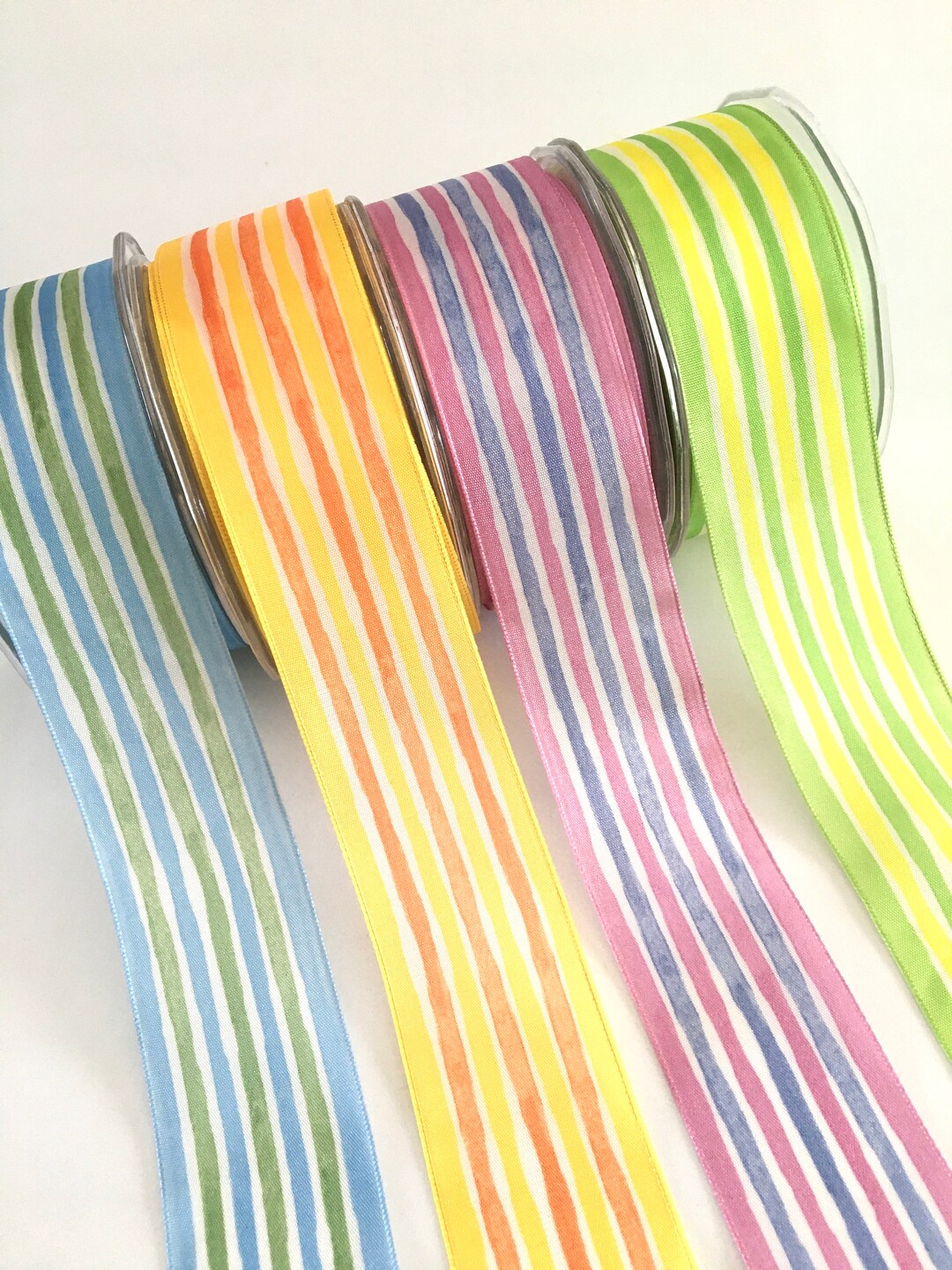 3 Yds,striped Ribbon,fabric Ribbon,variegated Ribbon,embellished Ribbon ...