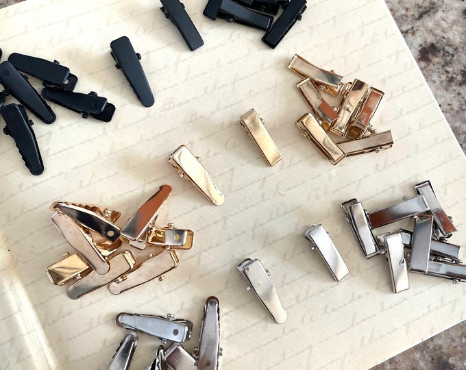 10 Pcs,alligator Clip,blank Alligator Clips,metal Alligator Clips,diy ...