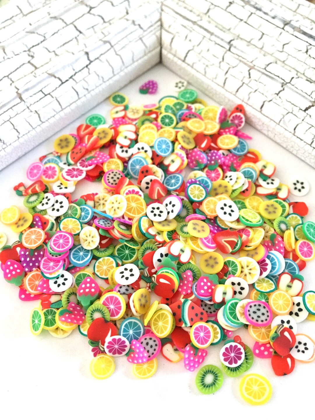 20g,resin Fruits,nail Fruits,mini Fruits,small Fruits,flat Back Fruits ...