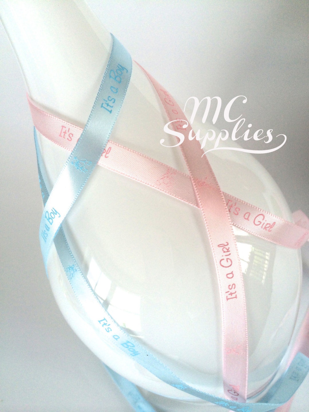 5 Yds,baby Ribbon,it's a Boy Ribbon,it's a Girl Ribbon,blue Ribbon,pink ...