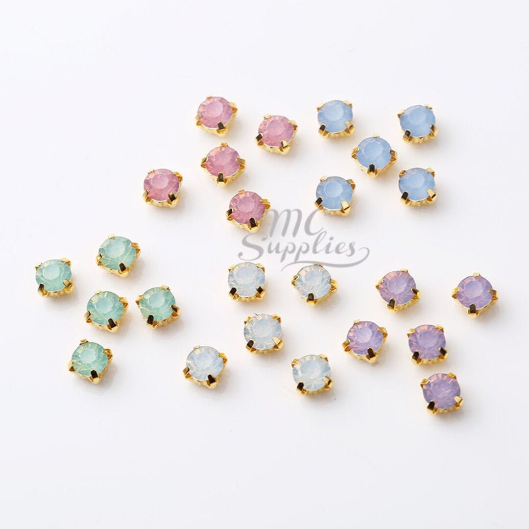 100 Pcs,crystal Rhinestones,small Rhinestones,sew-on Rhinestones,cup ...