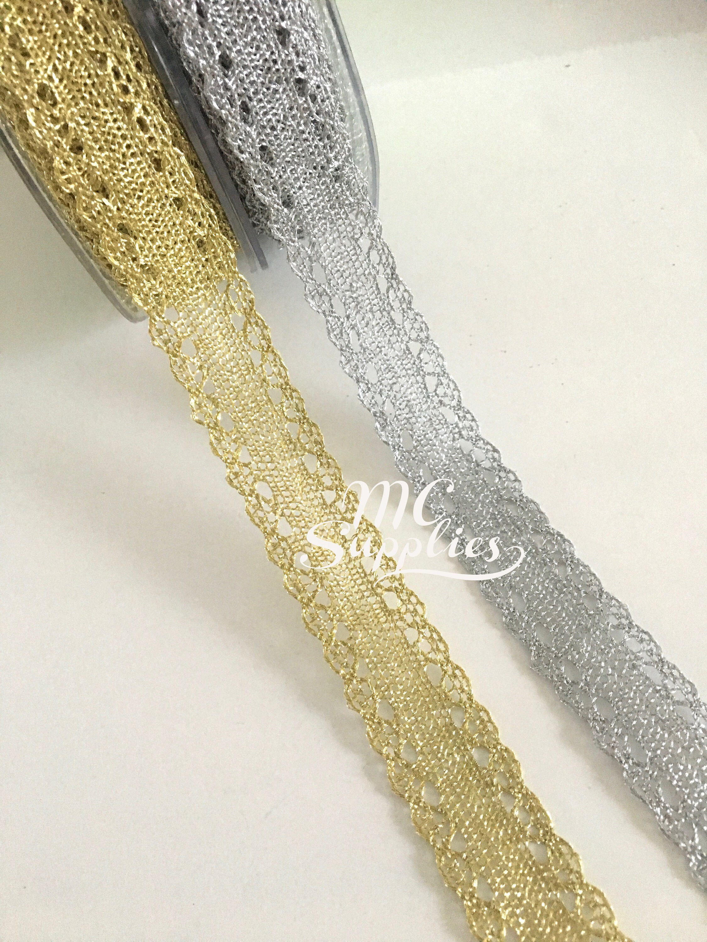 Metallic Lacecraft Lacelace for Crafts Lacelace - Etsy
