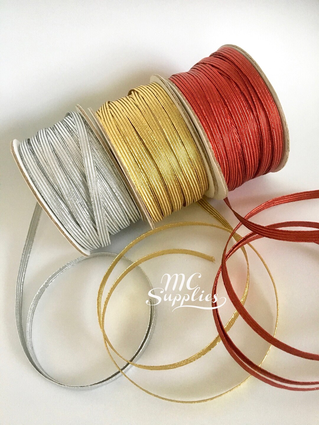 10-50 Yds,flat Elastic,metallic Elastic,christmas Elastic,flat Elastic ...