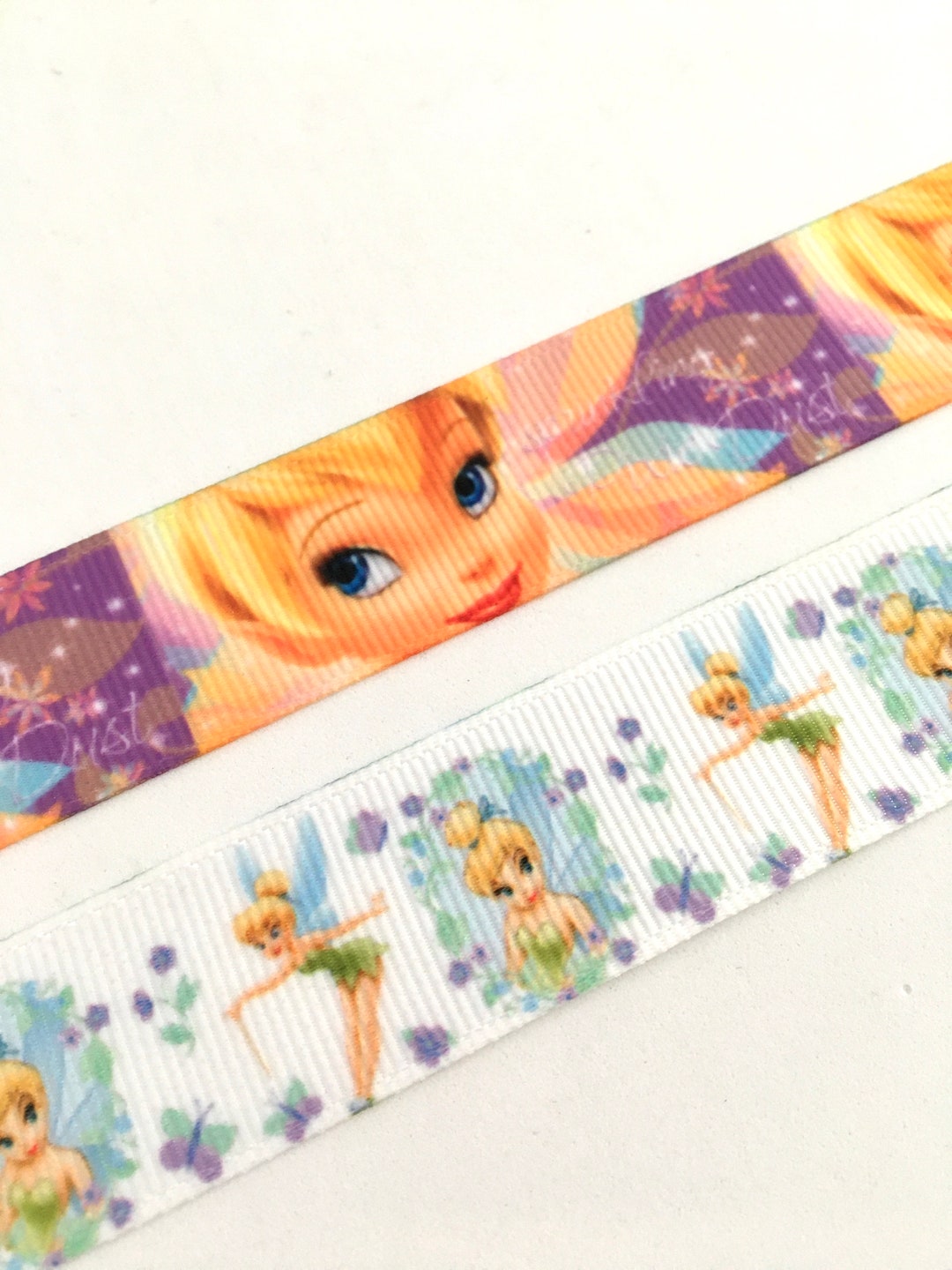 2-50 Yds,tinkerbell Ribbon,princess Ribbon,cartoon Ribbon,ribbon by the ...