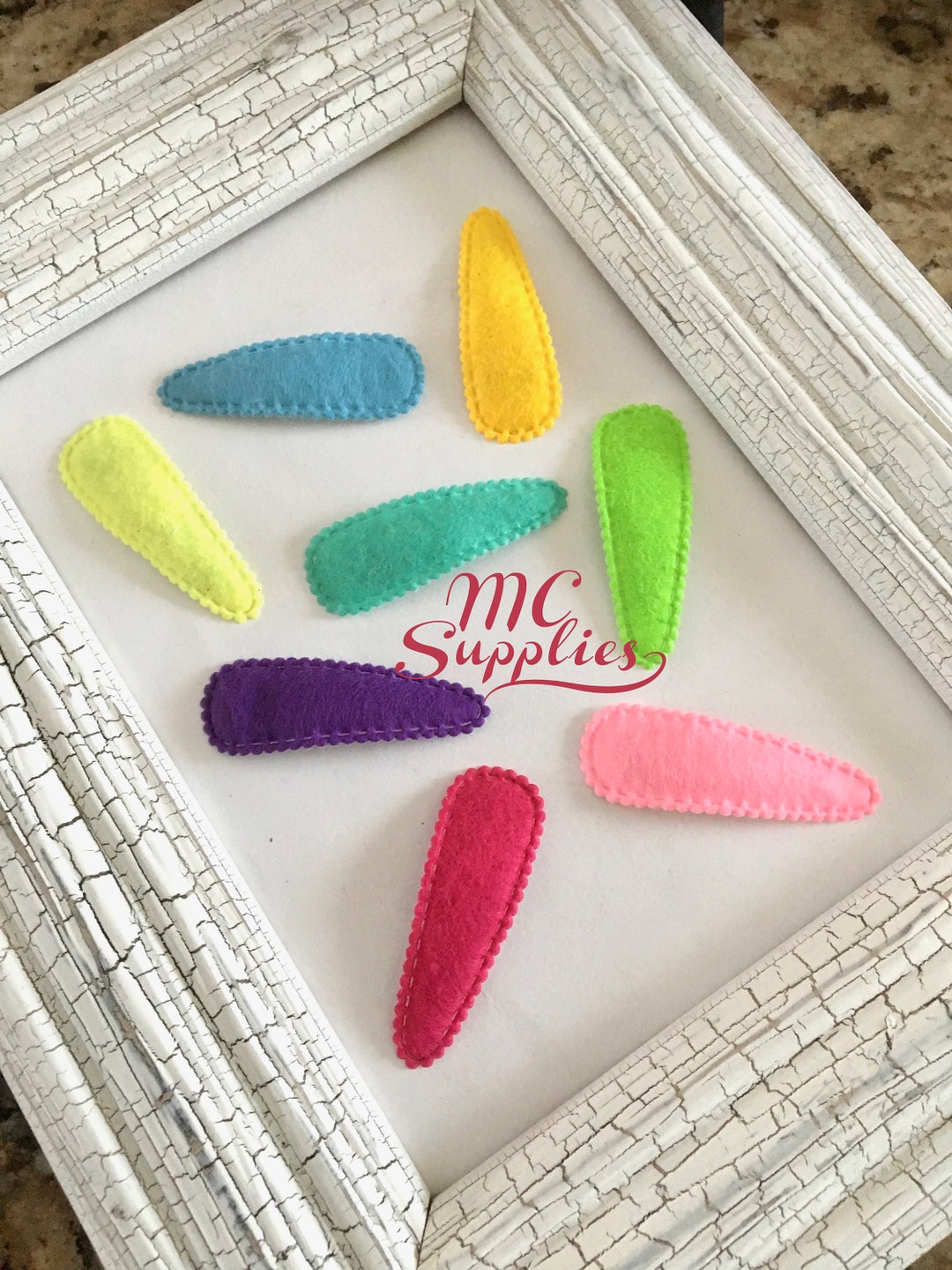 8 Pcs,1.5 Felt Snap Clips,covered Snap Clips,lined Snap Clip,small Snap ...