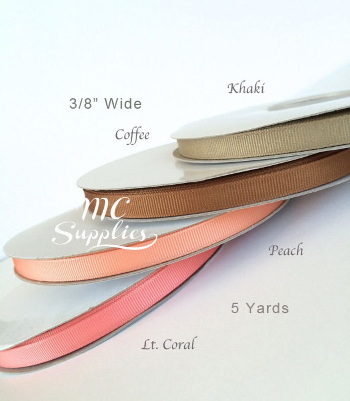 Grosgrain Ribboncoral Ribboncraft Ribbonribbon for - Etsy