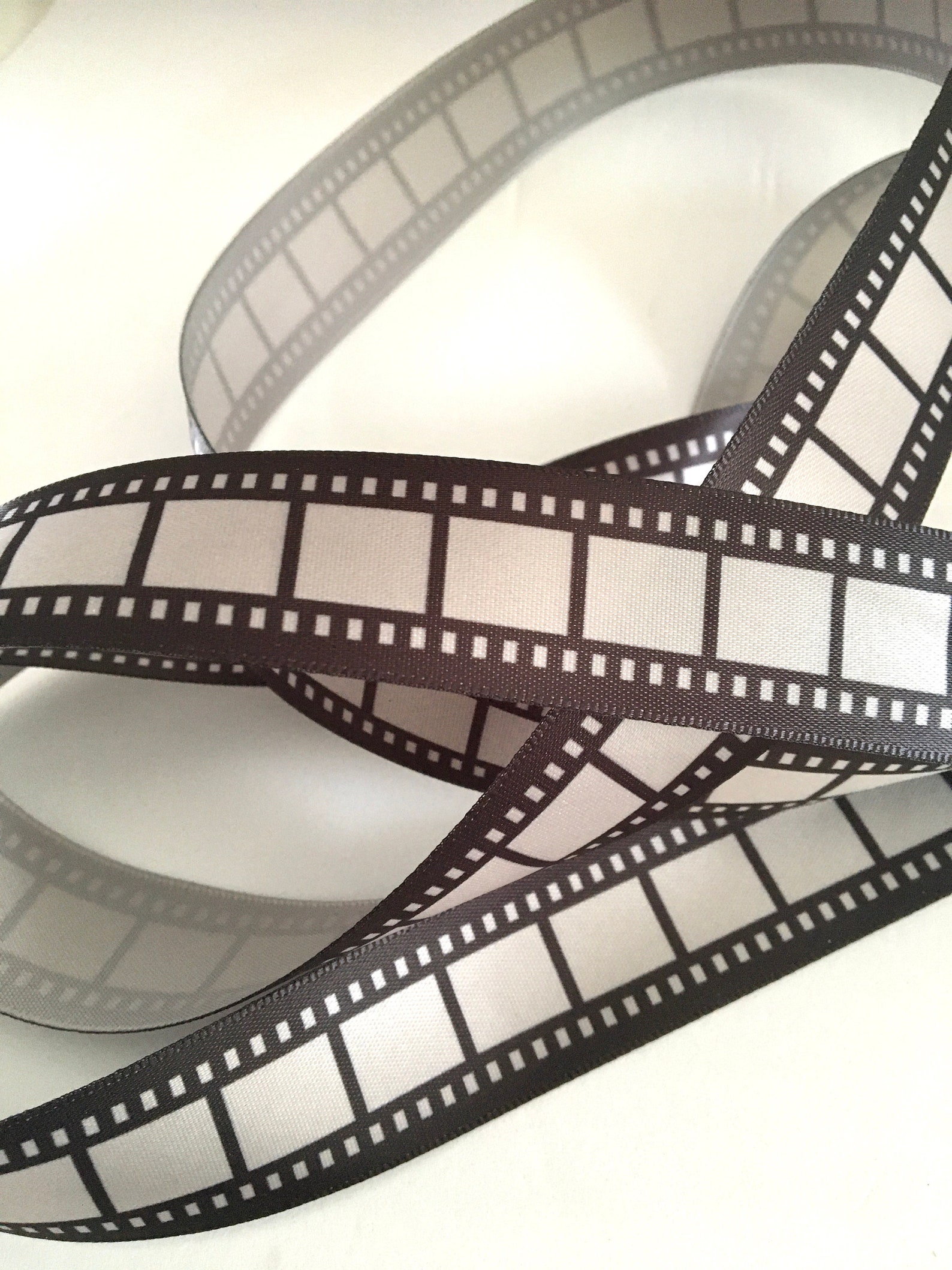 1-10 Yds,movie Film Ribbon,movie Ticket Ribbon,theater Ribbon,black ...