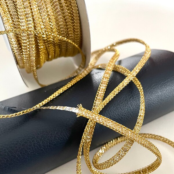 Ribbon Metallic Gold - Etsy