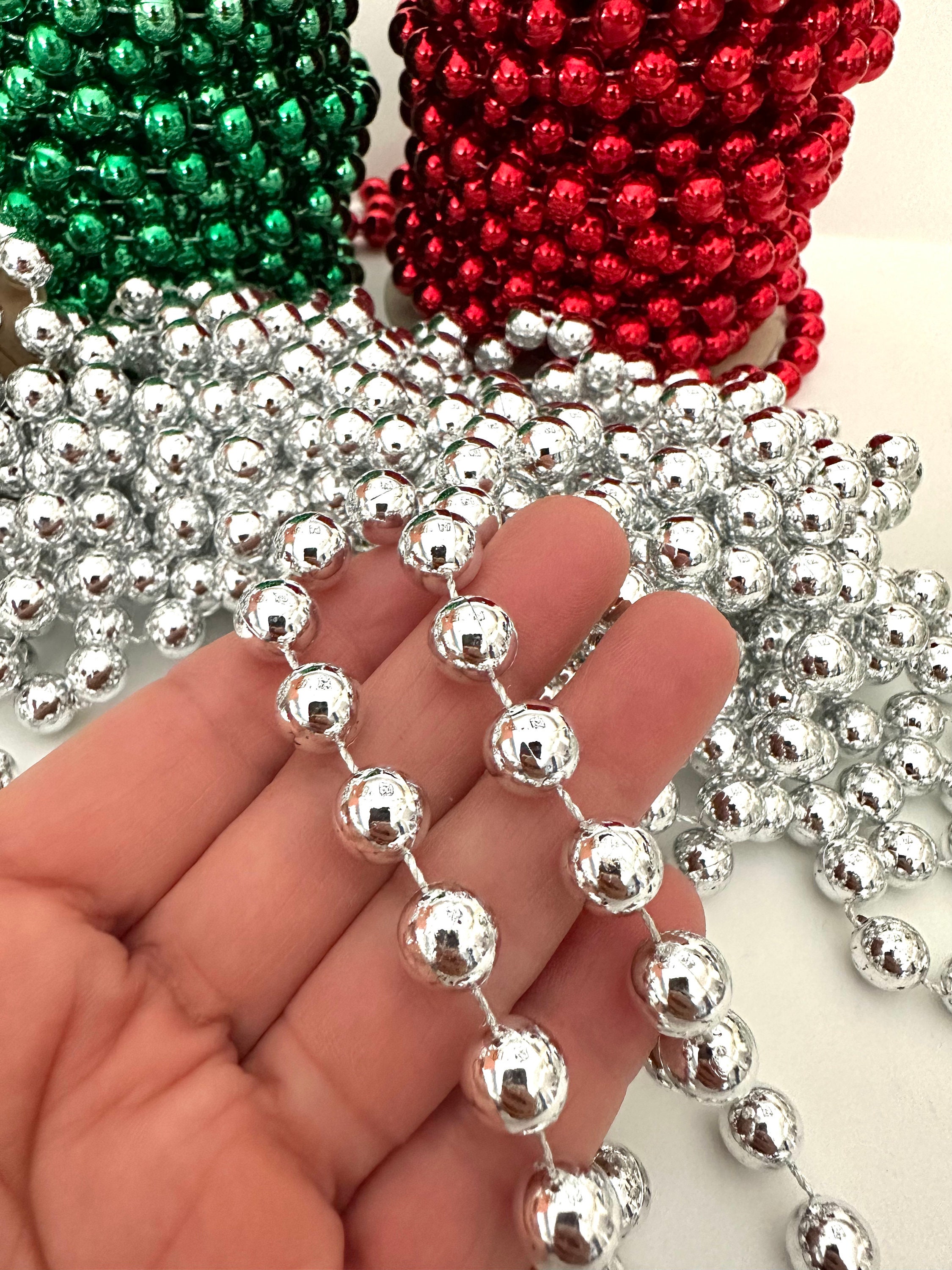 11 Yds,strand of Beads,beads for Crafts,craft Beads,christmas Beads ...