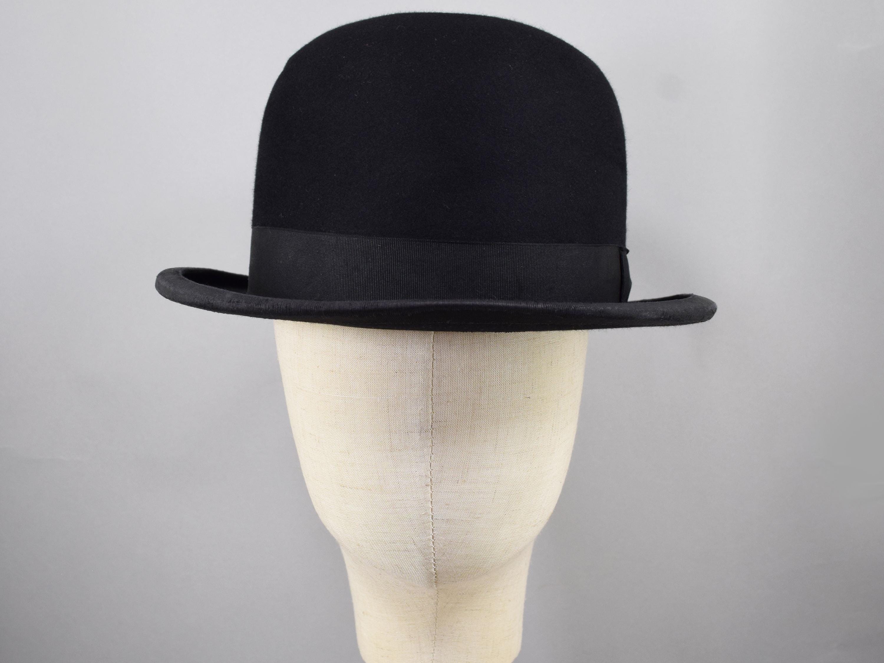 Black Stetson Vintage 1900s to 20s Bowler Hat Steampunk Victorian ...