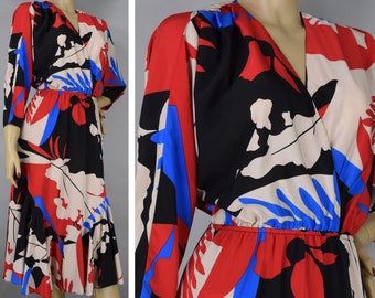 Red Batwing Dress | Etsy