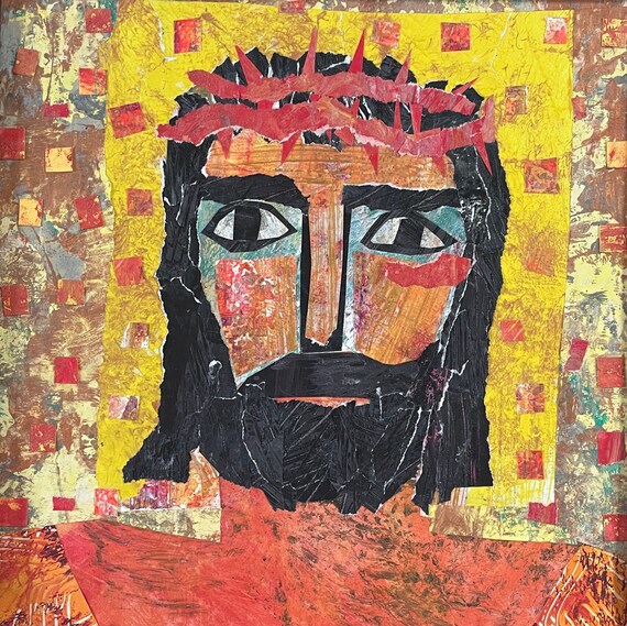 Jesus Face Abstract