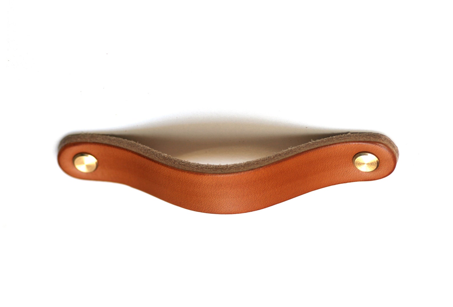 Leather Furniture Handles Leather Drawer Pulls 96mm | Etsy