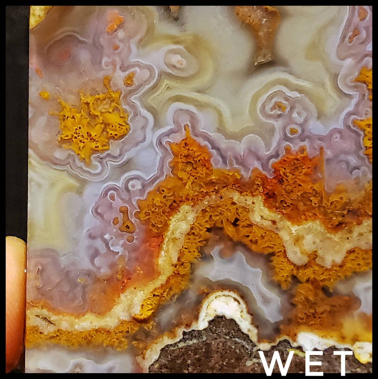 Mexican Cathedral Agate Slab. Orbs. Stunning Specimen. 48 Gms. - Etsy