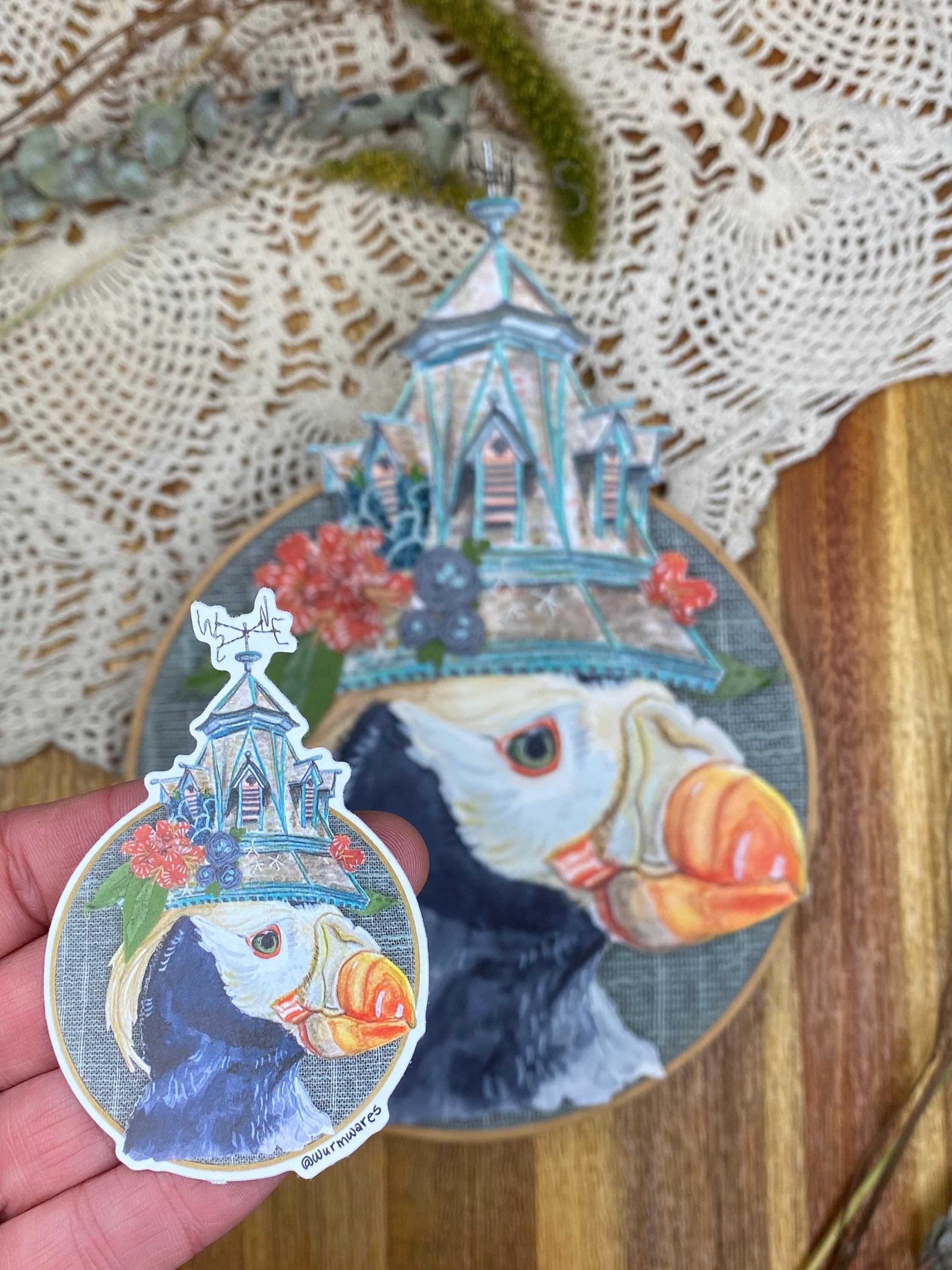 Bumper Stickers Paper & Party Supplies Puffin Eco Sticker Stickers ...