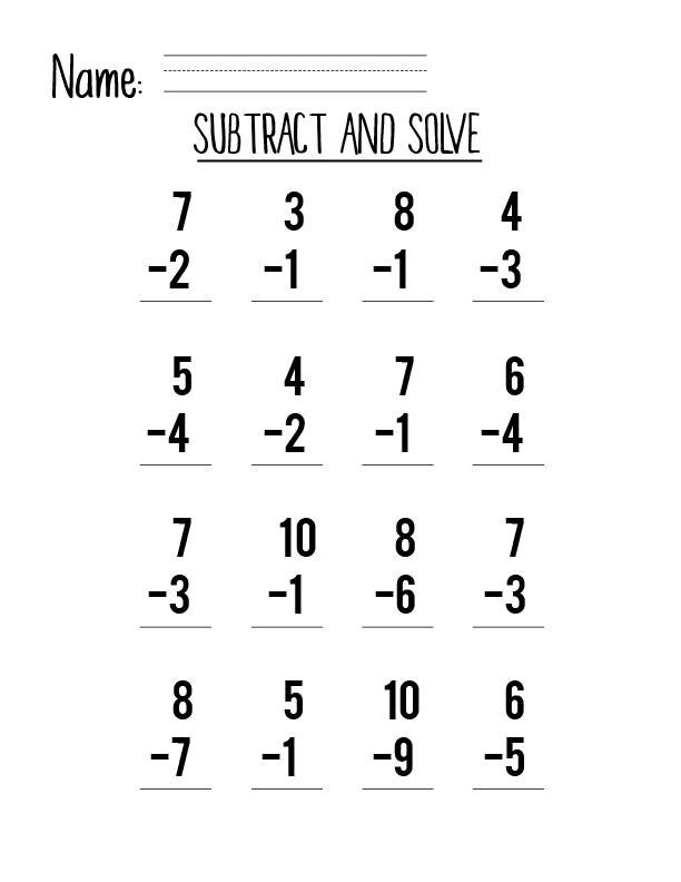 Addition and Subtraction Worksheets | Practice Worksheets - Etsy