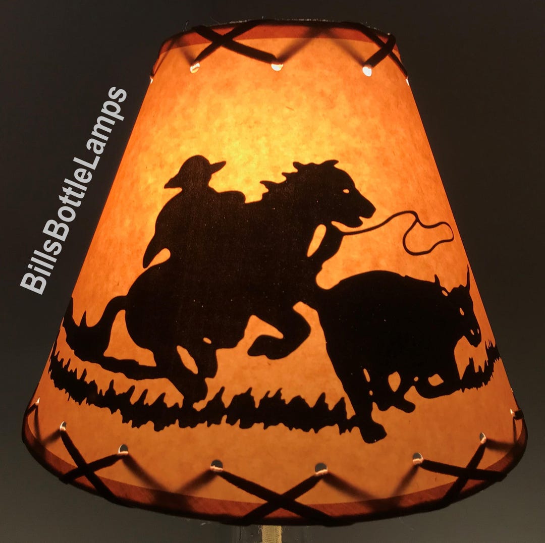 2 Pack Special COWBOY Western Scene Laced 9 Inch Custom Handmade ...