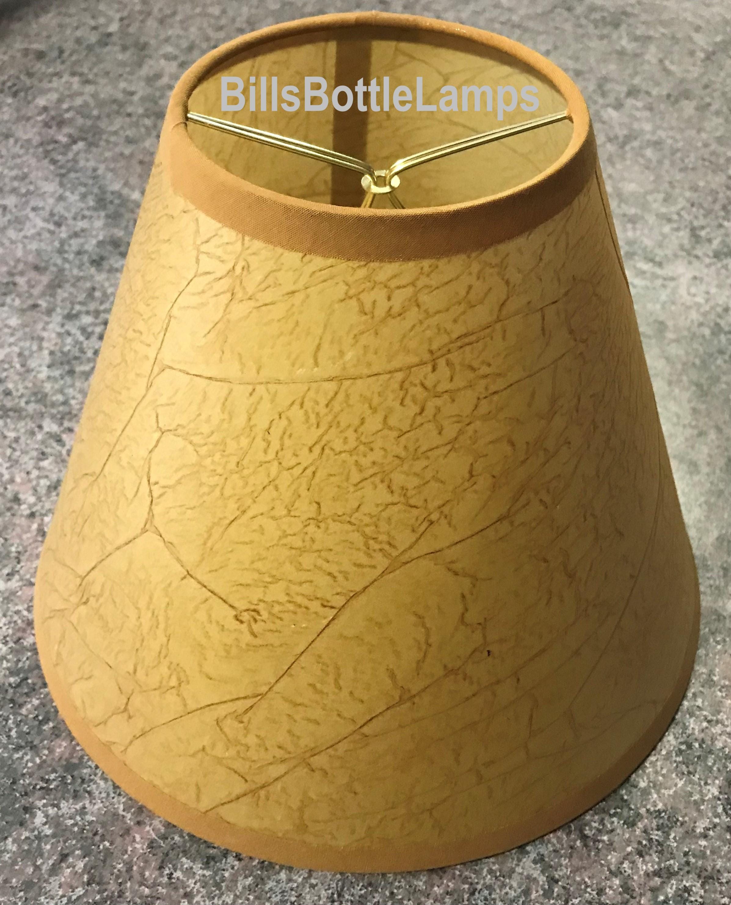 CRACKLE Pattern 9 Inch Custom Handmade Classic LAMP SHADE Bulb Clip ...