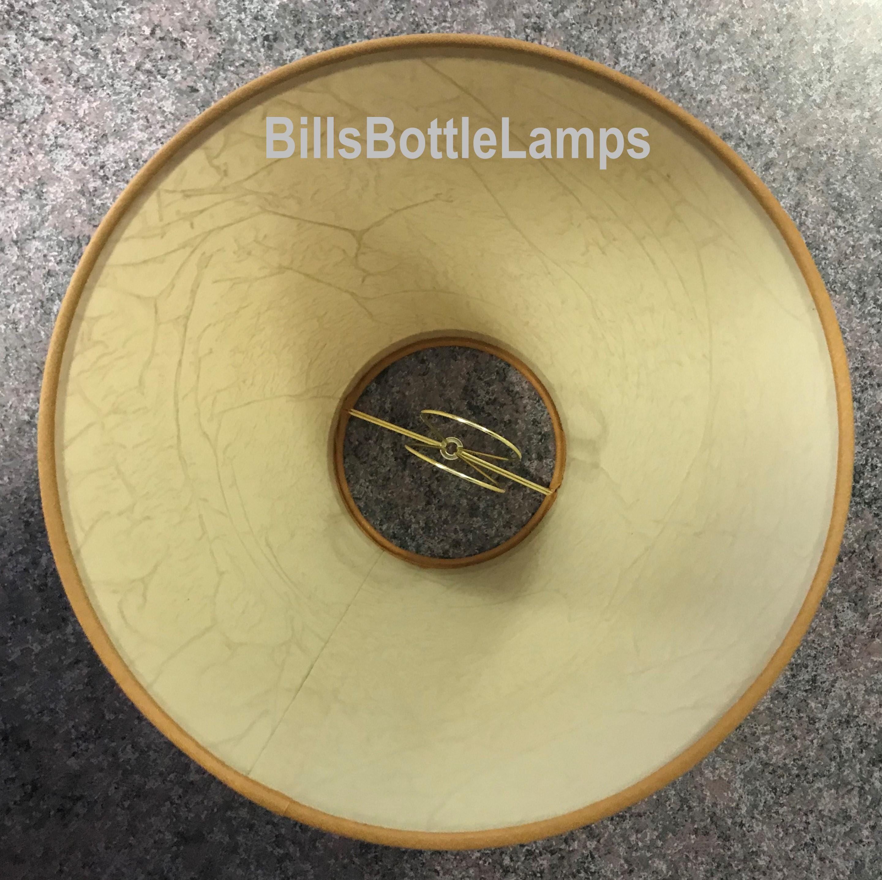 CRACKLE Pattern 9 Inch Custom Handmade Classic LAMP SHADE Bulb Clip ...