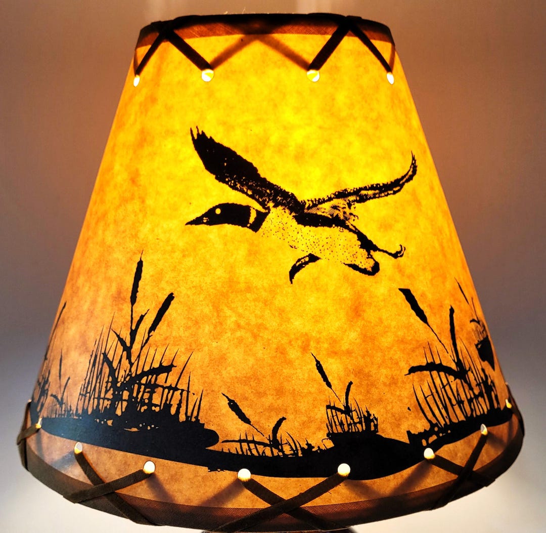 2 Pack Special Flying BIRD Scene Loon Goose Duck Laced 9 Inch Custom ...