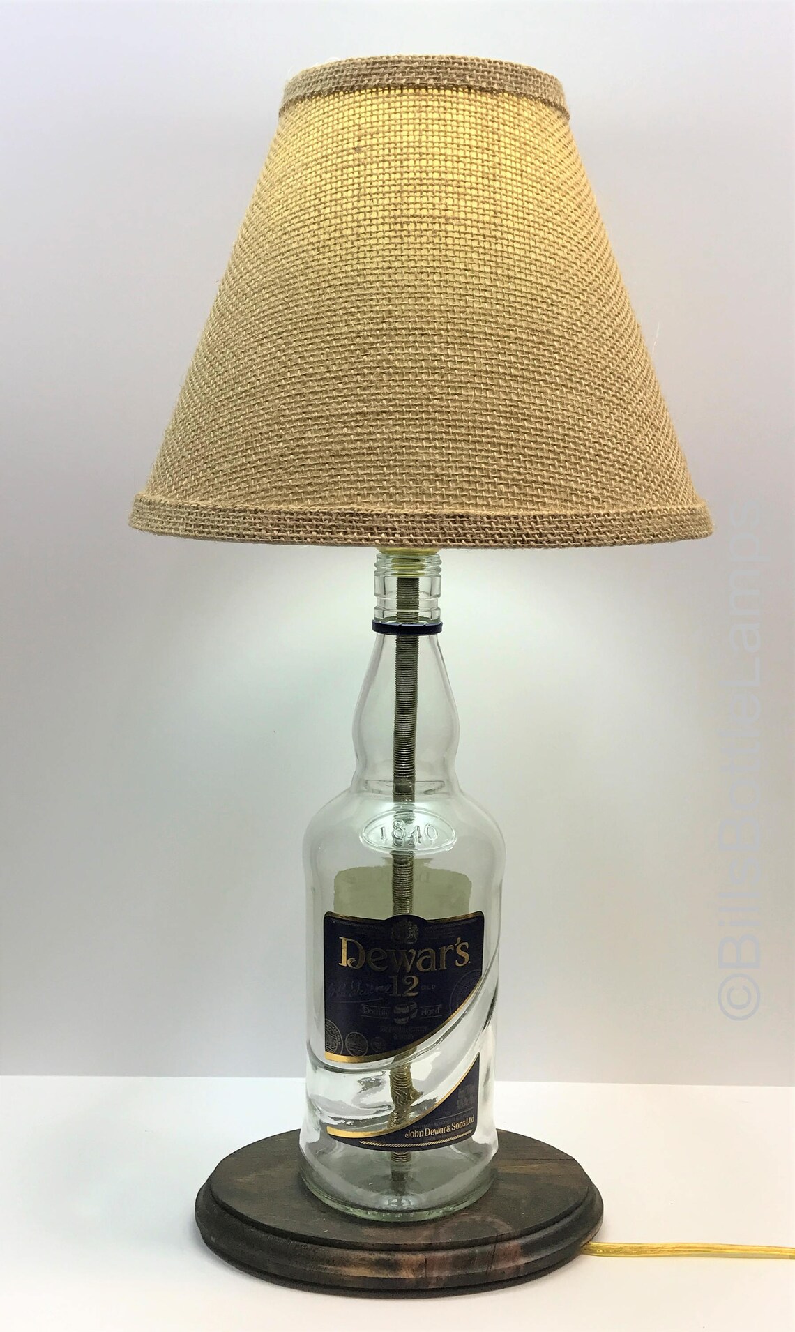 Burlap LAMP SHADE Rustic Cottage Table Light Lamp Shade Faux | Etsy