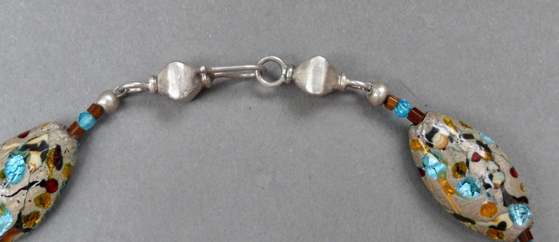 Confetti - Fire Agate and Lampwork. Light Makes the Agate to Glow With ...