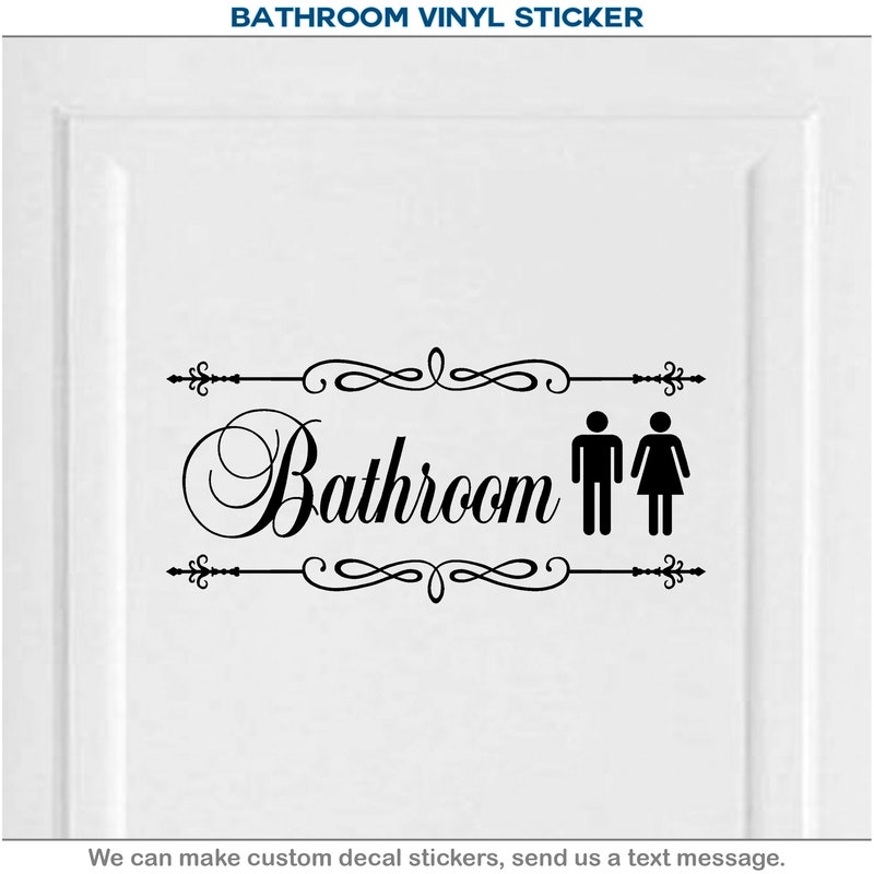 Bathroom Vinyl - Etsy