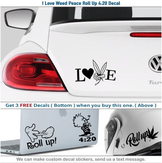 Paper Bumper Stickers 420 Time To Take A Break Vinyl Decal Weed ...