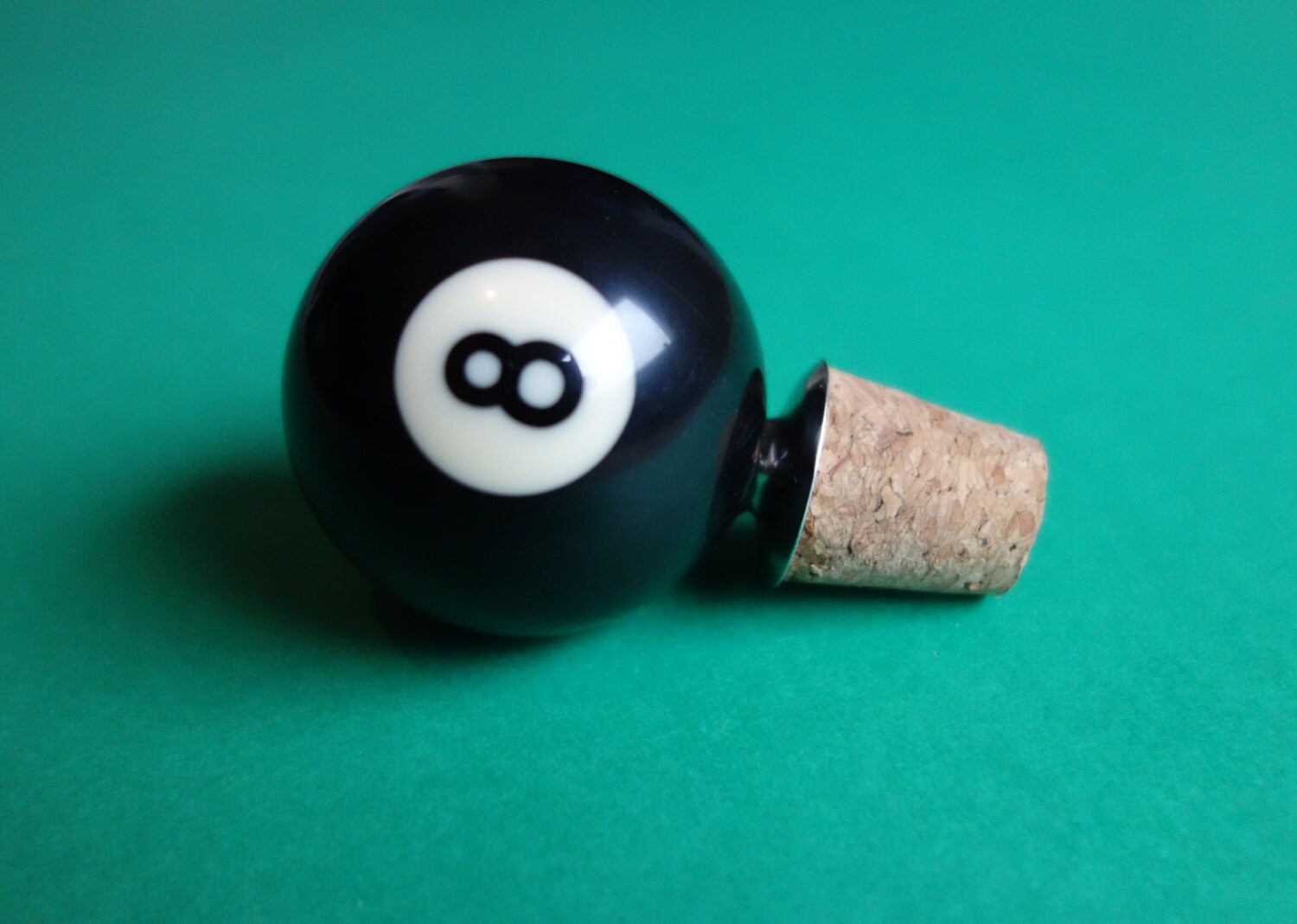 Number 8 Pool/Billiard Ball Wine Bottle Stopper | Etsy