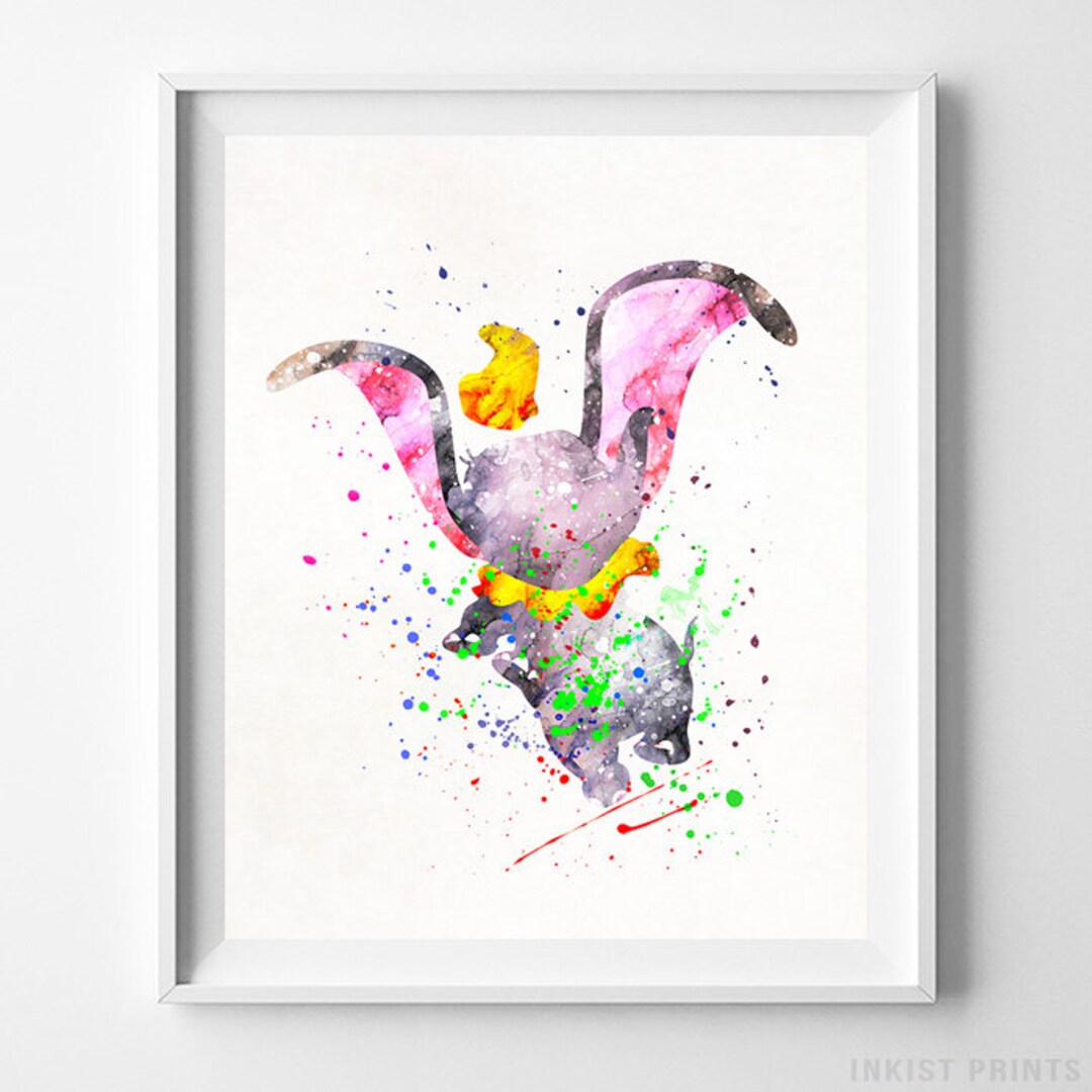 Dumbo Poster Dumbo Print Dumbo Art Dumbo Disney Print Gift - Etsy