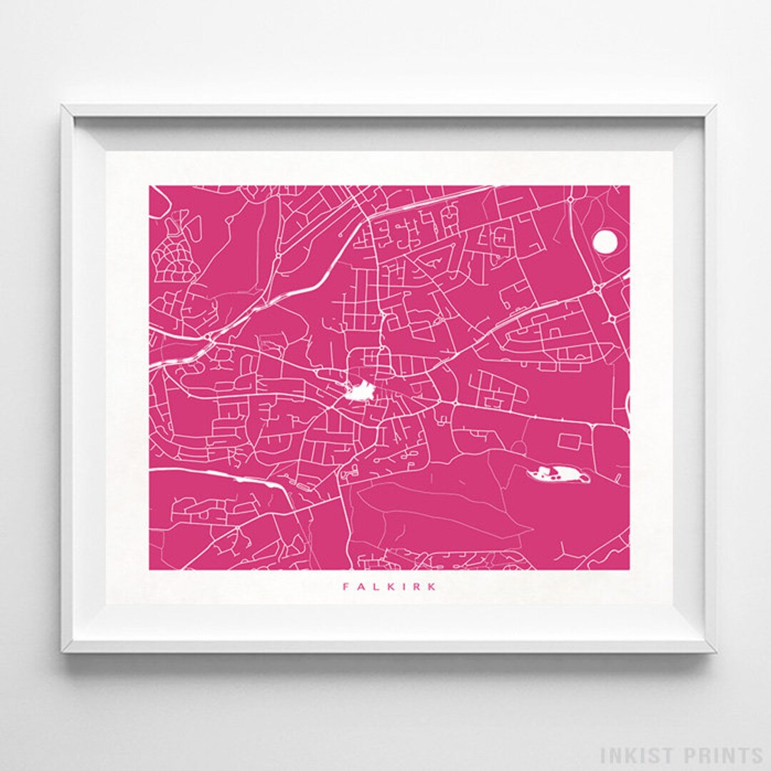 Falkirk Print Scotland Print Falkirk Poster Scotland - Etsy
